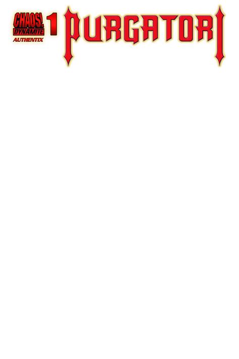 Purgatori 1 Blank Authentix Cover Fresh Comics