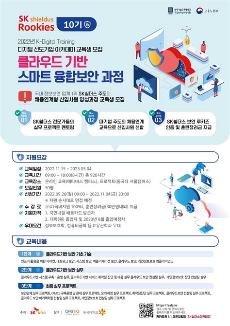 2022년 K Digtal Training 디지털 선도기업 아카데미 교육생 모집 공모전 대외활동 링커리어