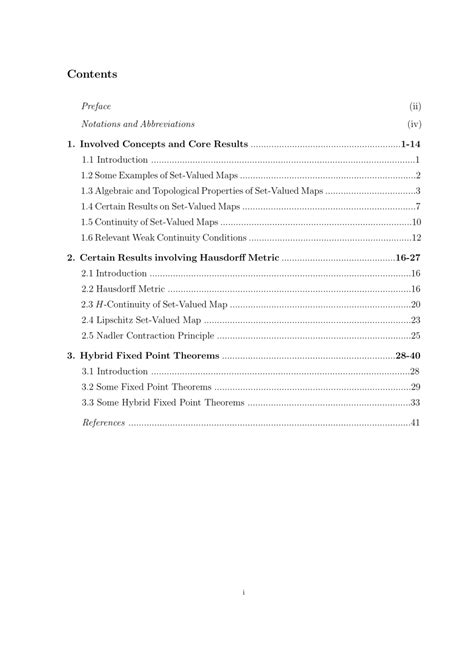Pdf Set Valued Map And Nadlers Principal Masters Project