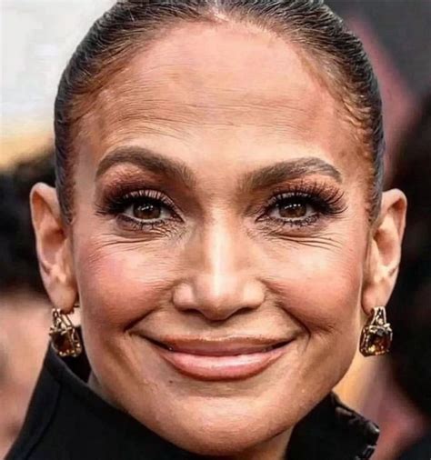 عکس بدون فیلتر جنیفر لوپز پیری این خواننده را لو داد