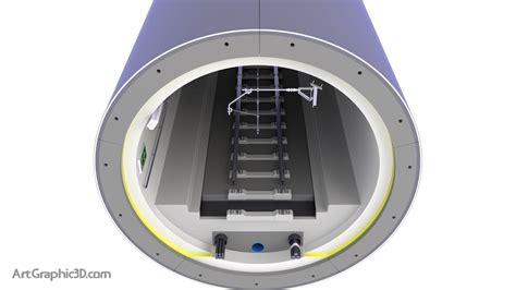 Railway Metro Tunnel Cross Section 3d Model Download