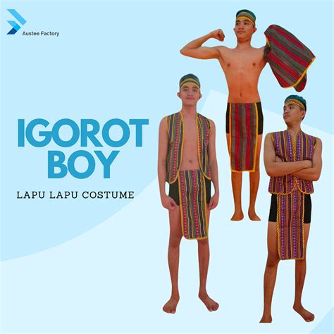 Austee Filipino Igorot Costume Lapu Lapu Attire Igorot Baguio Set
