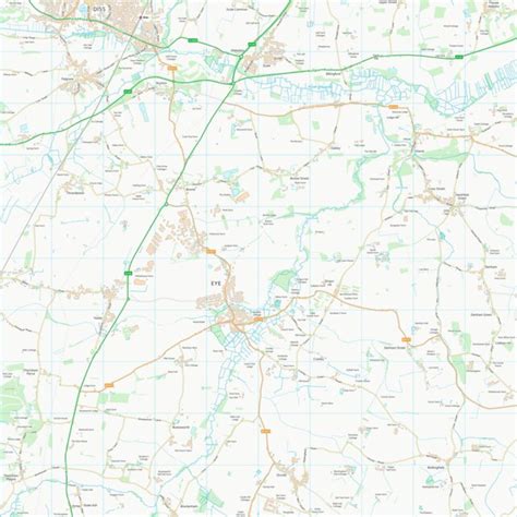 Mid Suffolk District Tm17 Map By Uk Topographic Maps Avenza Maps