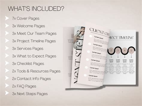 Client Onboarding Canva Template Bundle Client Welcome Etsy