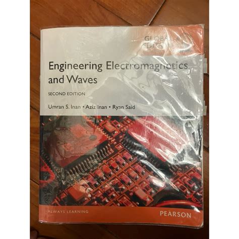 電磁學 engineering electromagnetics and waves second edition 蝦皮購物