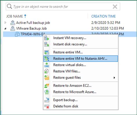 V10 Next Gen Veeam Backup For Nutanix AHV