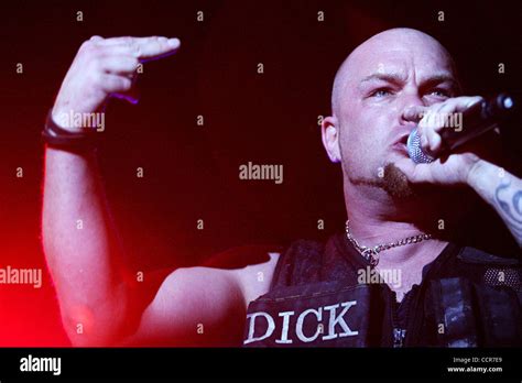 Ivan Moody Lead Singer Of The Hard Rock Band Five Finger Death Punch Performs With His Band At