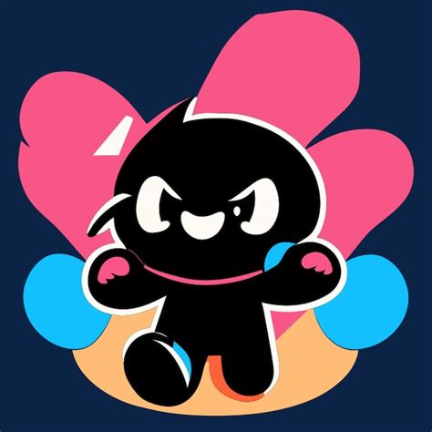 Carácter De Dopamina Ilustración De Arte Simple Ilustración Vectorial