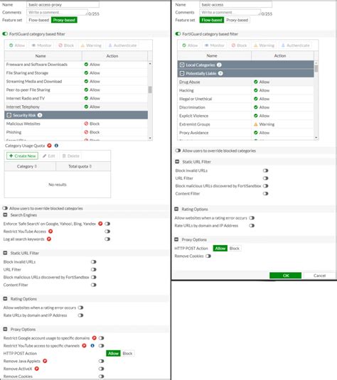 Comparing Fortinet Fortigates Flow Based Vs Proxy Based Web Filter Options