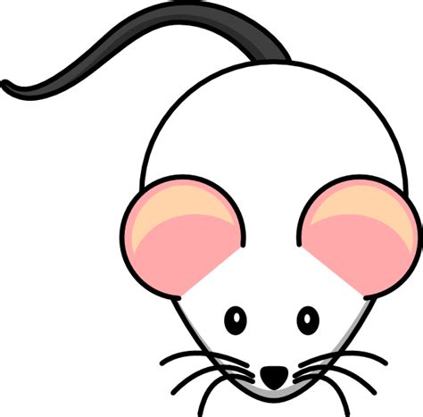 White Nude Mouse Clip Art At Clker Com Vector Clip Art Online Royalty Free Public Domain
