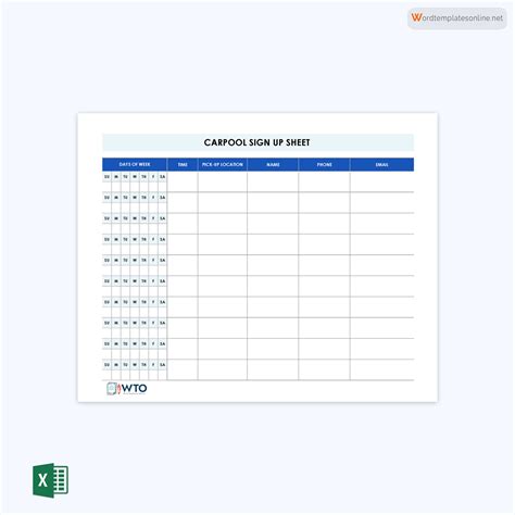 16 Free Sign In And Sign Up Sheet Templates Excel Word