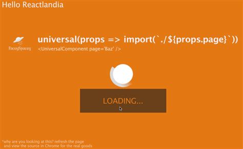 A React Universal Component Simultaneous Ssr Code Splitting
