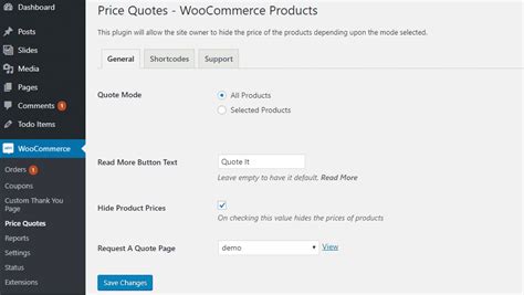 Woo Price Quotes Plugin Woocommerce Request Price For Product WP