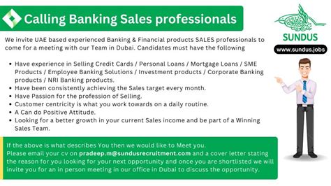 sundus on linkedin hiring uae sundus employment sales bankingjobs bankingsales…