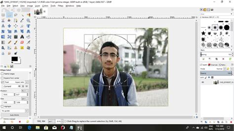 Crop Image To Circle In GIMP Umer Softwares Blog