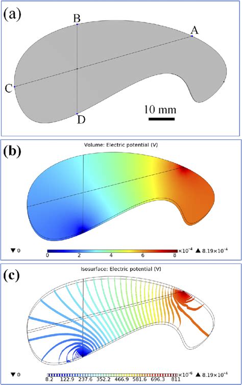 Electrostatic Simulation Of An Irregular Material With 2 × 10 −6 Ωm Download Scientific
