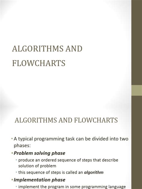 Unit 12 Algorithms And Flowchart Pdf Algorithms Computer Programming