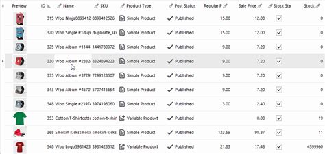 Woocommerce Table Editor Manage Products As In Excel