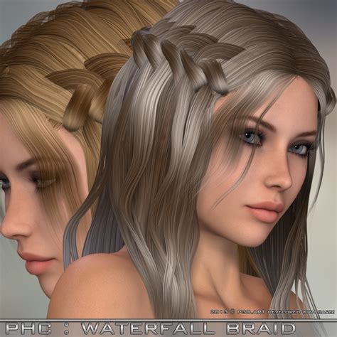 Phc Waterfall Braid 3d Figure Assets Rpublishing