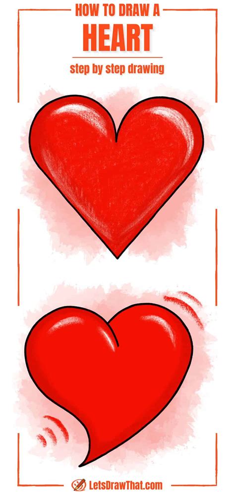 How To Draw A Love Heart Step By Step