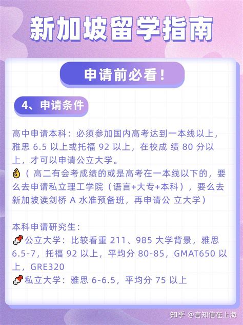 新加坡留学申请指南准备生必看 知乎