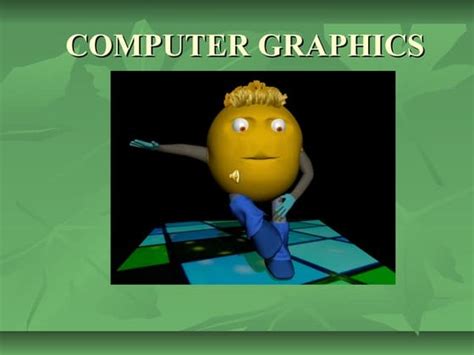 Computer Graphics Ppt Pptx