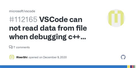 Vscode Can Not Read Data From File When Debugging C Code · Issue 112165 · Microsoftvscode