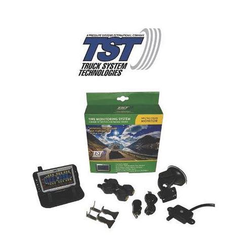 Tst New Generation Tpms 4 Sensor Tire Pressure System With Flow Through Sensors For Automotive