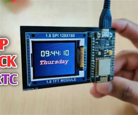 Esp8266 Сетевые часы без Rtc Nodemcu Ntp Clock Нет Rtc ПРОЕКТ ИНТЕРНЕТ ЧАСОВ 4 шага Как