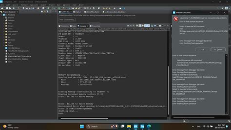 Solved Cannot Debug With Cubeide Error Failed To Erase