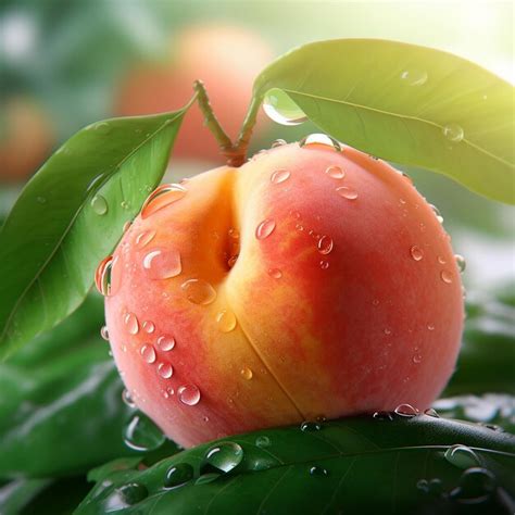 Premium Photo Ultra Realistic Peach Digital Art Cinematic Masterpiece