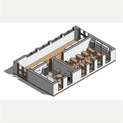 The Audience Or Classroom Revit 3d Model Cgtrader