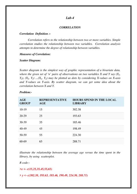 Lab Reference Material 4 Correlation Lab CORRELATION Correlation Definition Correlation