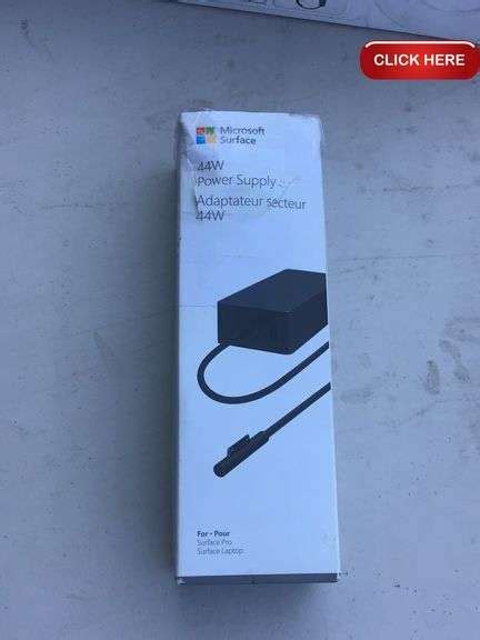 Microsoft Surface 44w Power Supply Pro Rideau Auctions