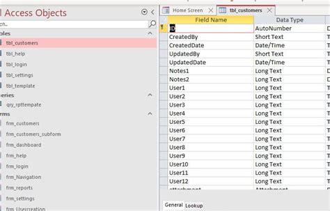 Microsoft Access Template With Security Dashboard And Reporting Features Etsy