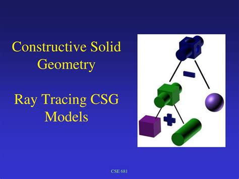 Ppt Constructive Solid Geometry Ray Tracing Csg Models Powerpoint Presentation Id3989431