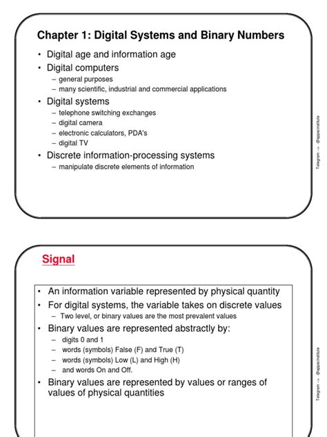 chapter 1 digital systems and binary numbers pdf