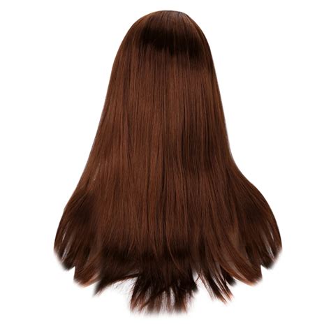 Brown Long Straight Wig With Bangs Best Crossdress And Tgirl Store