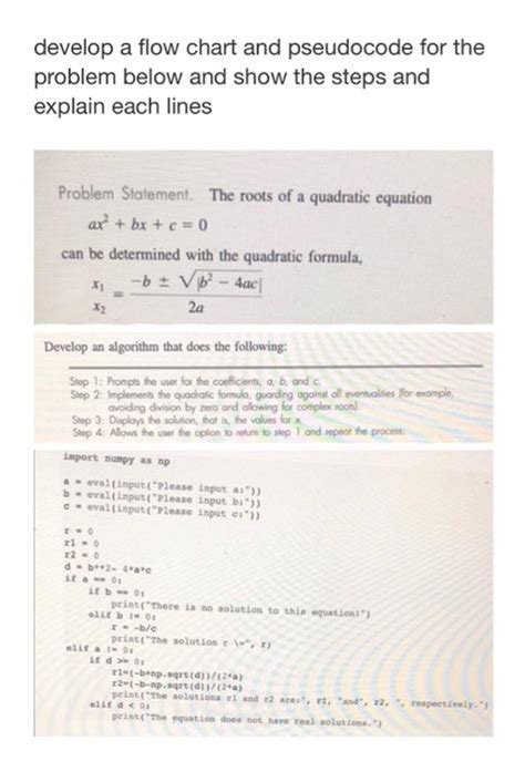 Solved Using Python 3 Develop A Flow Chart And Pseudocode
