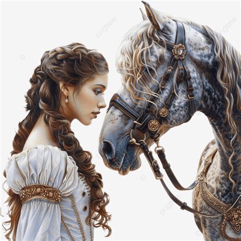 공주와 말 공주님 말 만화 Png 일러스트 및 이미지 에 대한 무료 다운로드 Pngtree