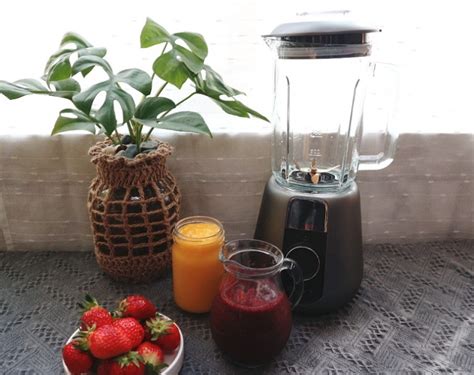 유리 용기와 강력한 티타늄 칼날로 냉동 과일 스무디 만들기 딱 좋은 올리 믹서기 블렌더olb15g 네이버 블로그
