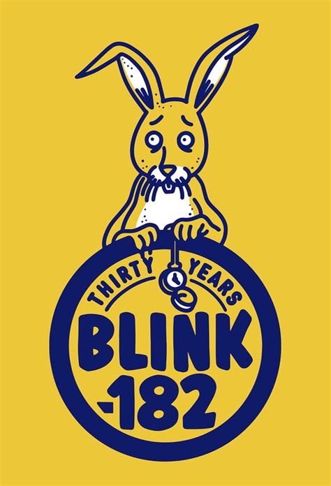 Blink 182 Logo Bunny
