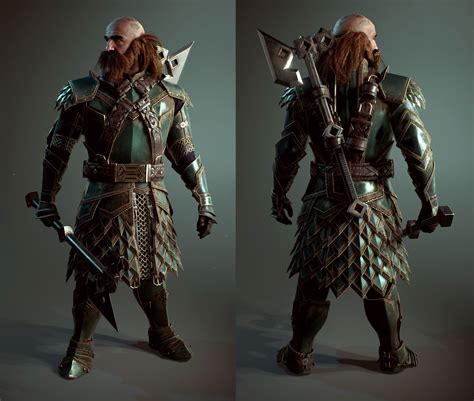 Dwarf Dwalin Realtime Fan Art Unreal Engine 4 Zbrushcentral