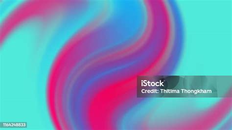 현대 액체 그라데이션 소용돌이 배경 물결 유체 흐르는 색상 모션 효과 홀로그램 추상적 인 배경 3d 그림 0명에 대한 스톡 사진 및 기타 이미지 Istock