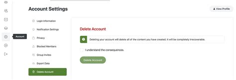 Climaneed How To Delete Your Account