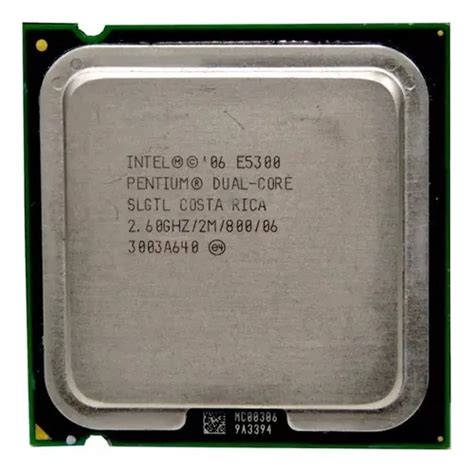 Procesador Intel Pentium Dual Core E5300 26ghz Slgtl 28 Mercadolibre