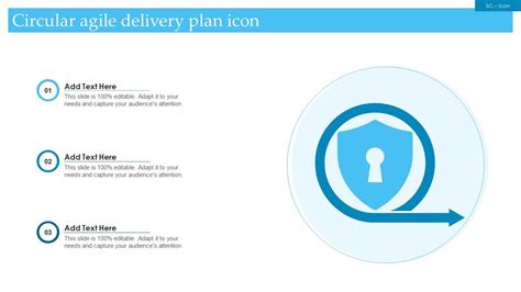 Circular Agile Delivery Plan Icon Ppt Sample