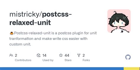 GitHub Mistricky Postcss Relaxed Unit Postcss Relaxed Unit Is A