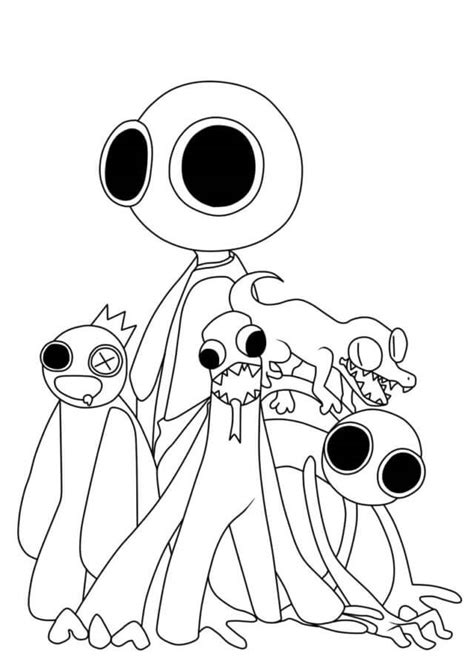 Rainbow Friends Fargelegging Fargeleggingcom