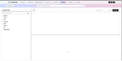 Sql Explorer One Model